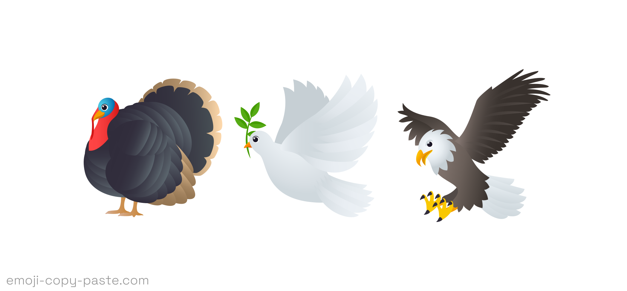 Copy Birds Emojis 🦃🕊🦅 (emoji 👉 copy 👉 paste)