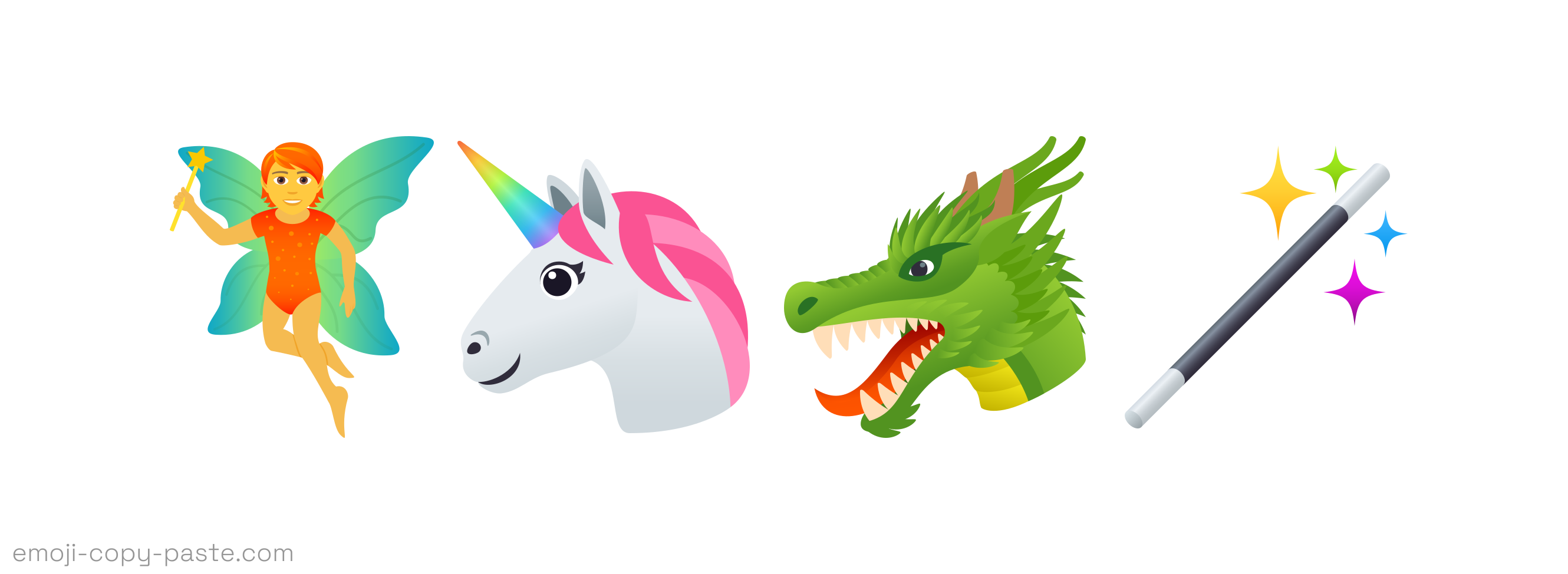 Kopiere Fantasy Emojis 🧚🦄🐲🪄 (emoji 👉 copy 👉 paste)